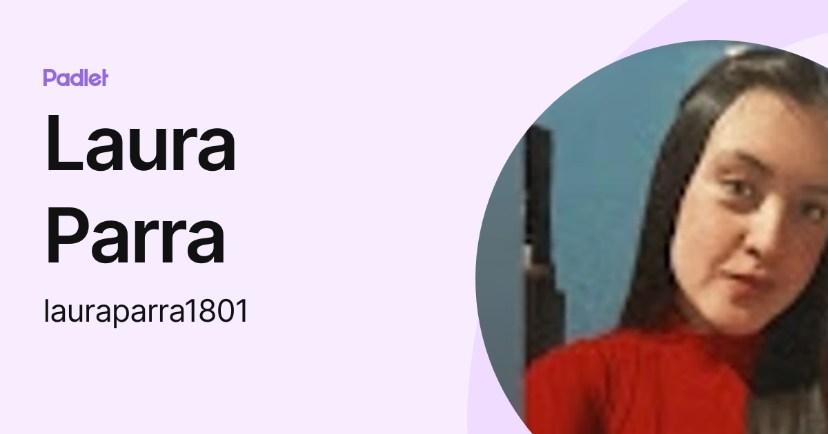 Laura Parra (lauraparra1801) profile | Padlet