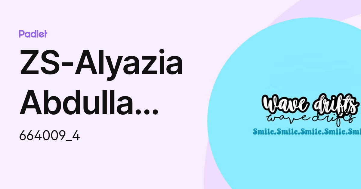 ZS-Alyazia Abdulla Khaleifa Mohammed Al Hefeiti (6640092) profile | Padlet
