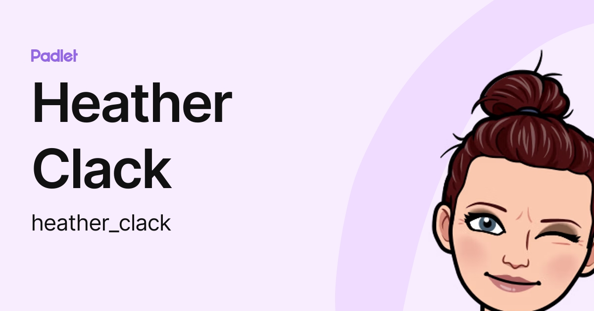 Heather Clack (heather_clack) profile | Padlet