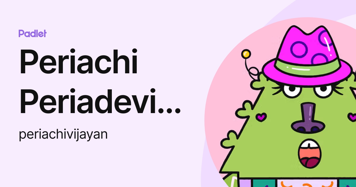 Periachi Periadevi D/O P Vijayan [Pathlight] (periachivijayan) profile ...