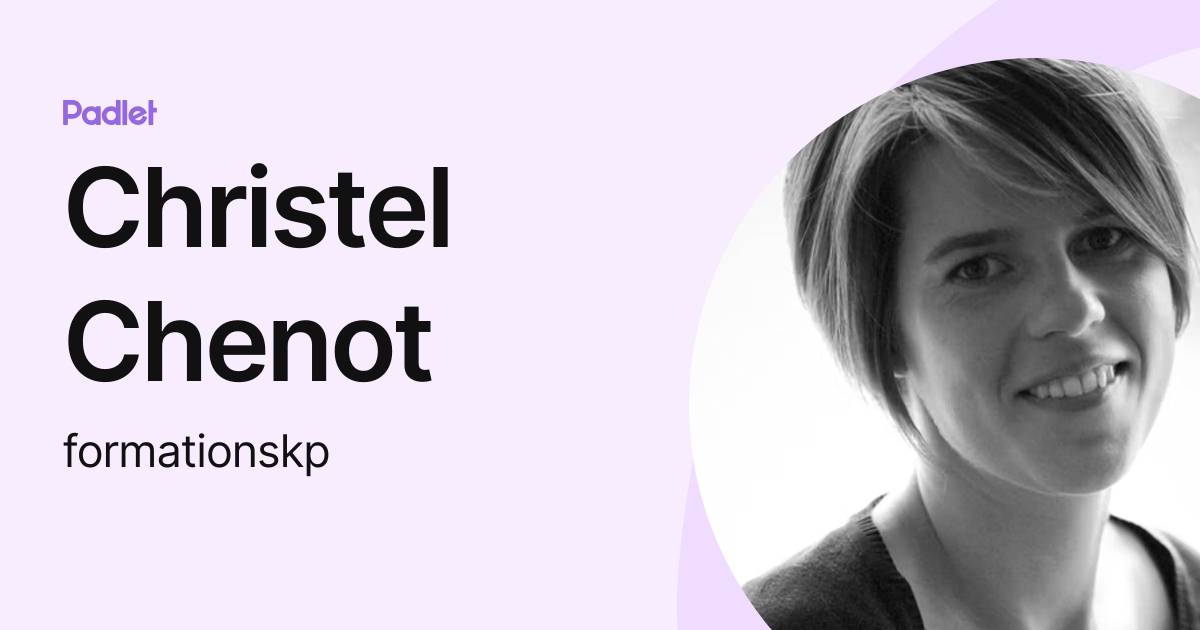 Christel Chenot (formationskp) profile | Padlet