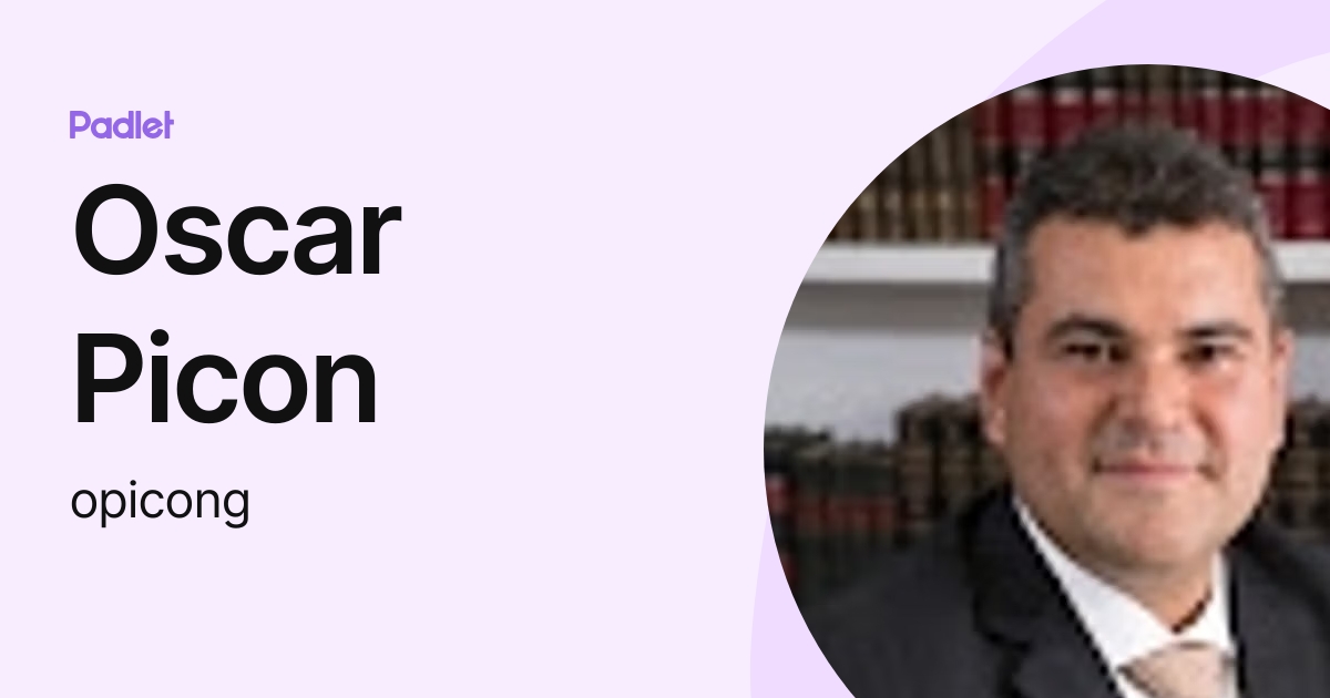 Oscar Picon (opicong) profile | Padlet