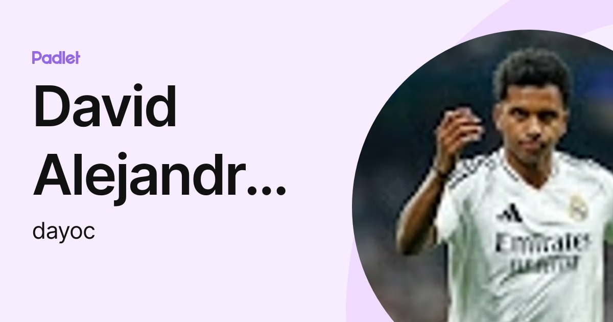 David Alejandro Yoc Jimenez (dayoc) profile | Padlet