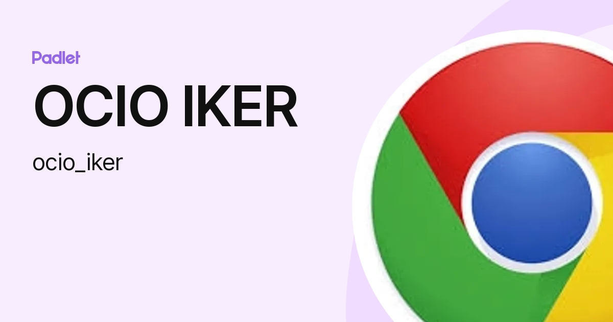 OCIO IKER (ocio_iker) profile | Padlet