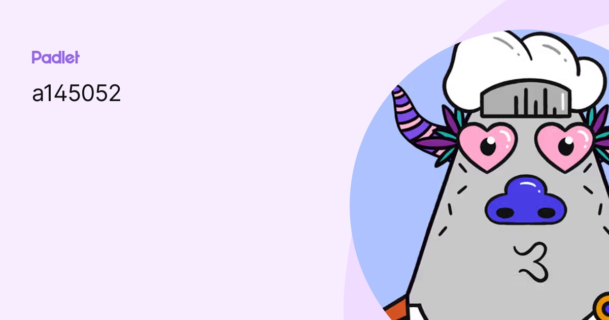 a145052 perfil | Padlet