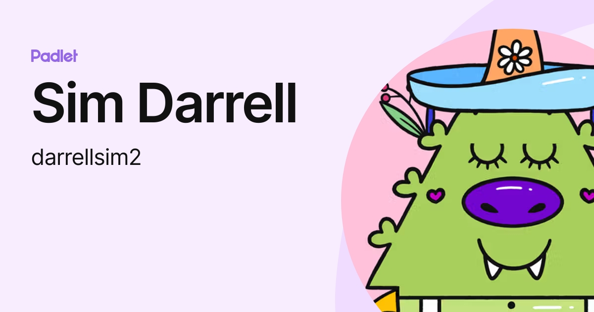 Sim Darrell (darrellsim2) profile | Padlet