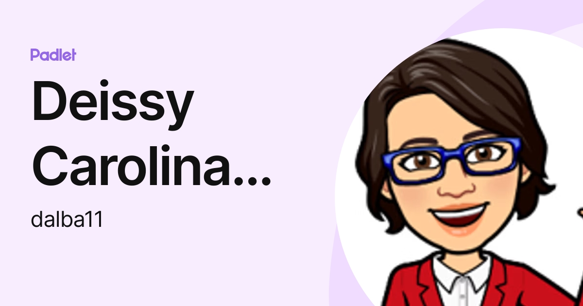 Deissy Carolina Alba Avella (dalba11) profile | Padlet