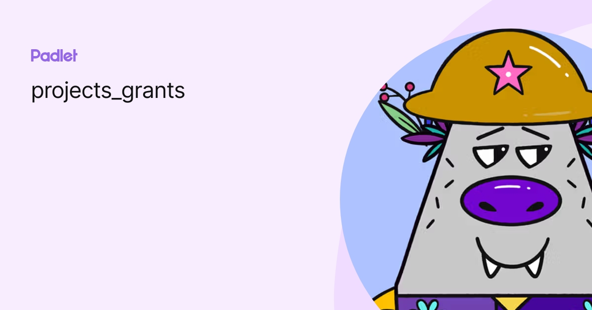projects_grants profile | Padlet