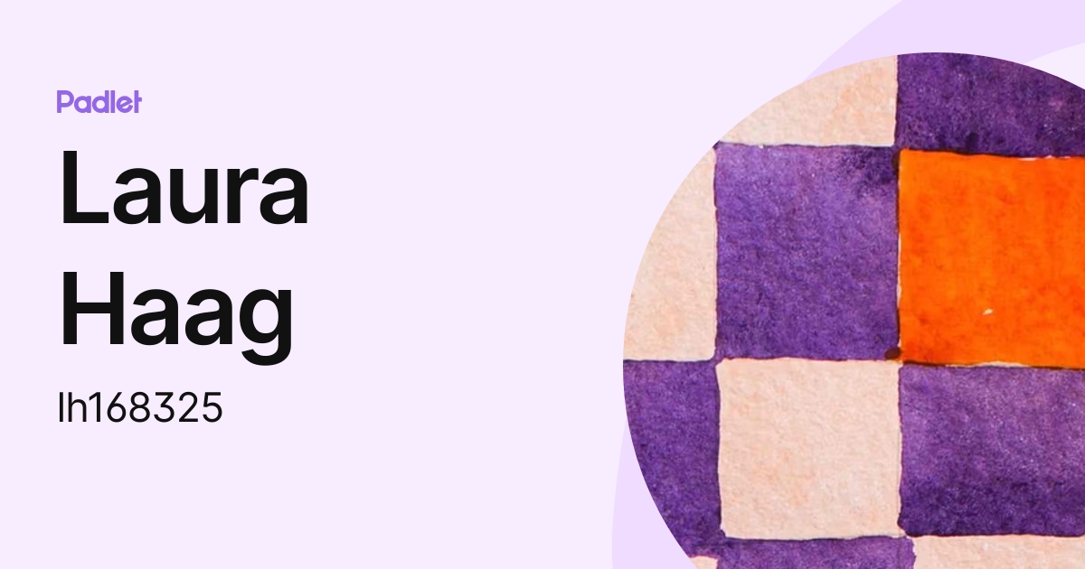 Laura Haag (lh168325) profile | Padlet