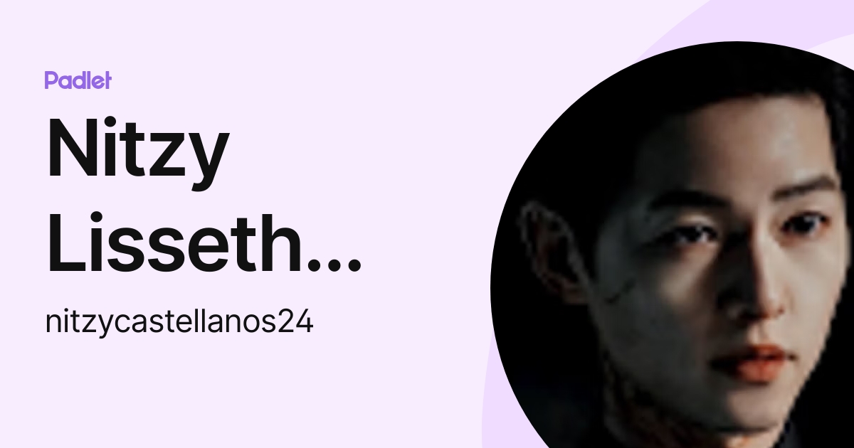 Nitzy Lisseth Pinto Castellanos (nitzycastellanos24) profile | Padlet