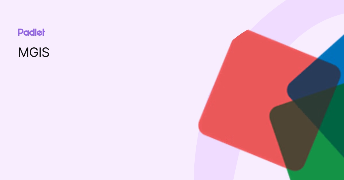 MGIS profile | Padlet