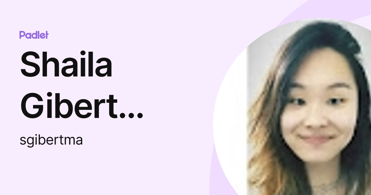 Shaila Gibert Marco (sgibertma) profile | Padlet