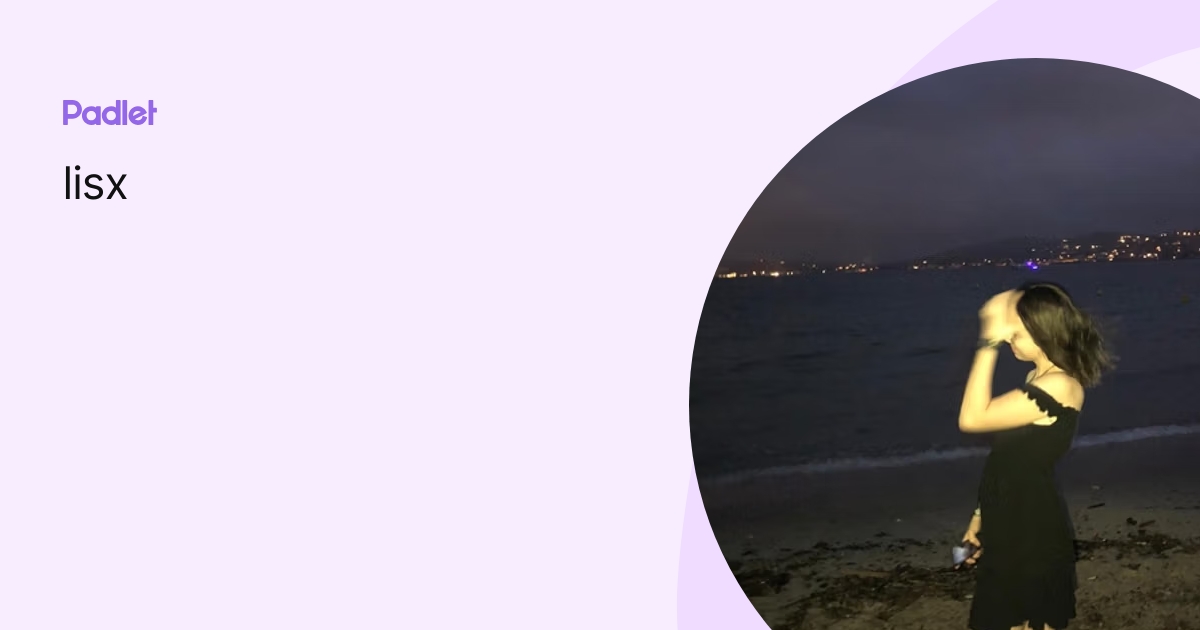 Profil de lisx | Padlet