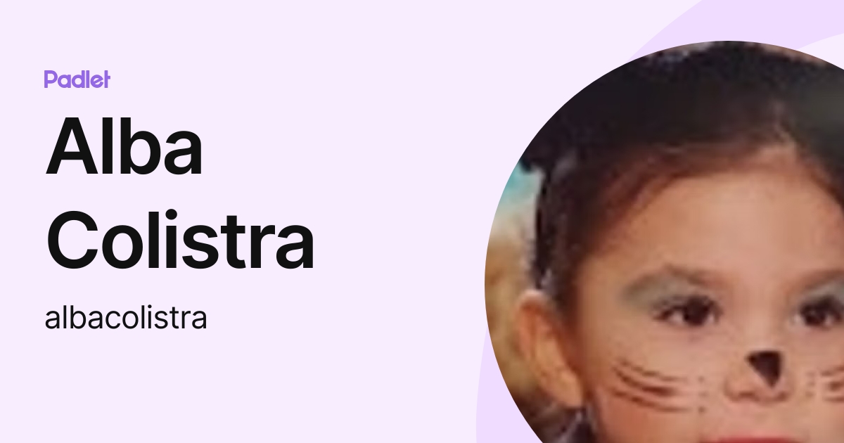 Alba Colistra (albacolistra) profile | Padlet