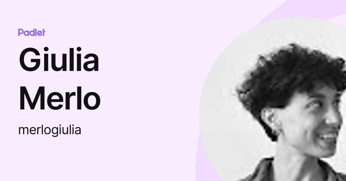 Giulia Merlo (merlogiulia) profile | Padlet