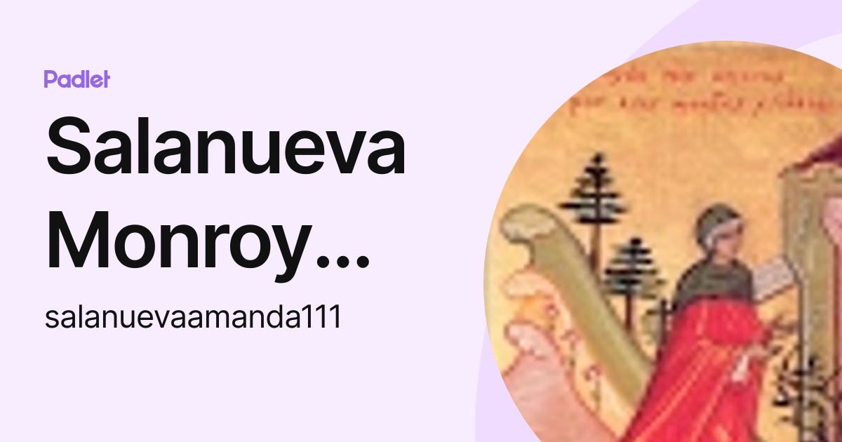 Salanueva Monroy Amanda (salanuevaamanda111) profile | Padlet