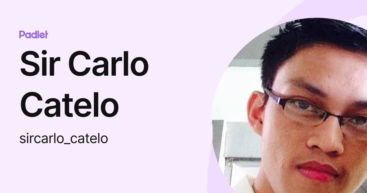 Sir Carlo Catelo (sircarlo_catelo) profile | Padlet