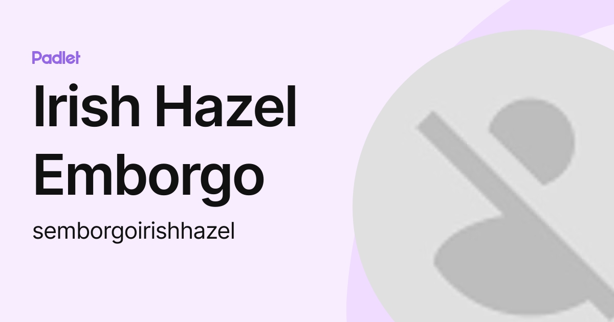 Irish Hazel Emborgo (semborgoirishhazel) profile | Padlet