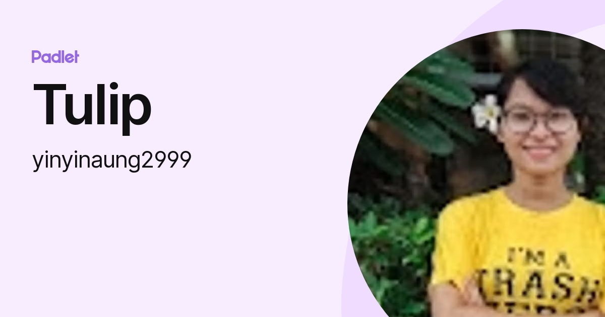 yin yin aung (yinyinaung2999) profile | Padlet