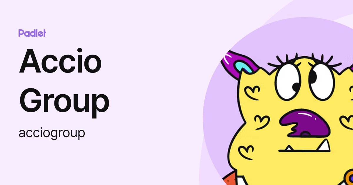 Accio Group (acciogroup) profile | Padlet