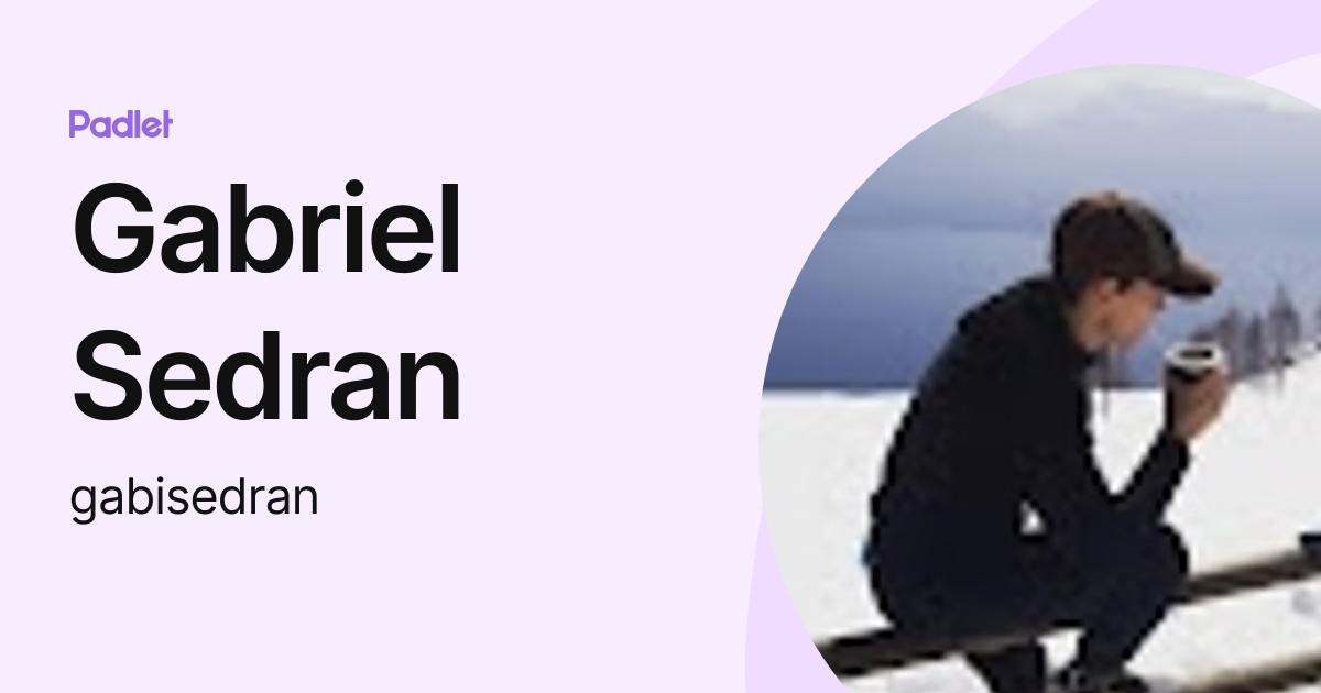 Gabriel Sedran (gabisedran) profile | Padlet