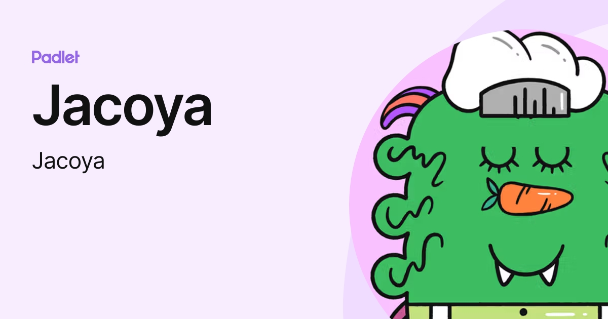 Jacoya (Jacoya) profile | Padlet