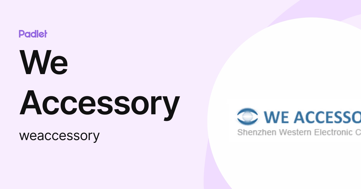 We Accessory (weaccessory) profile | Padlet