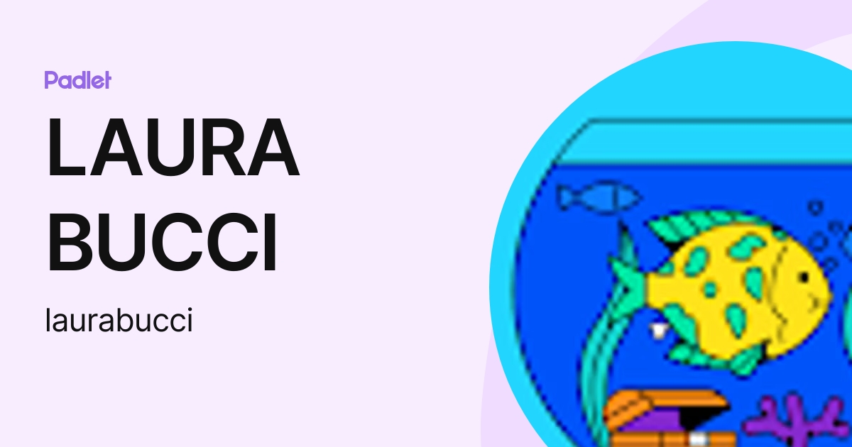 LAURA BUCCI (laurabucci) profile | Padlet