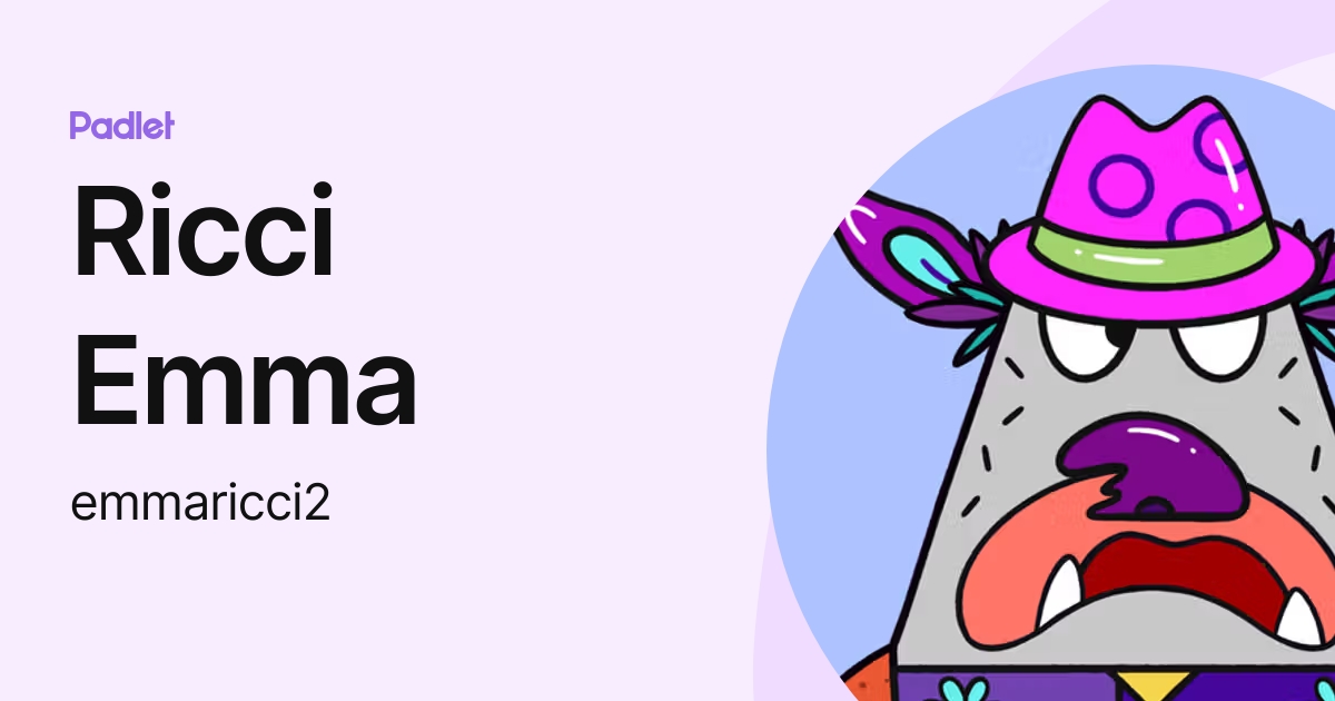 Ricci Emma (emmaricci2) profile | Padlet