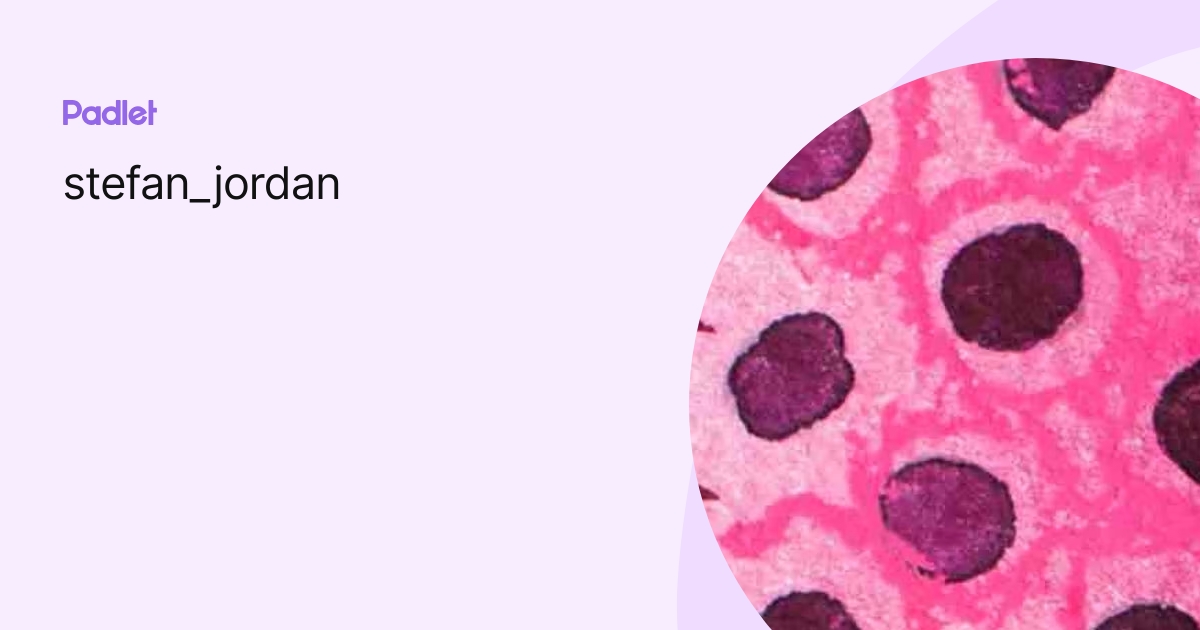 stefan_jordan profile | Padlet