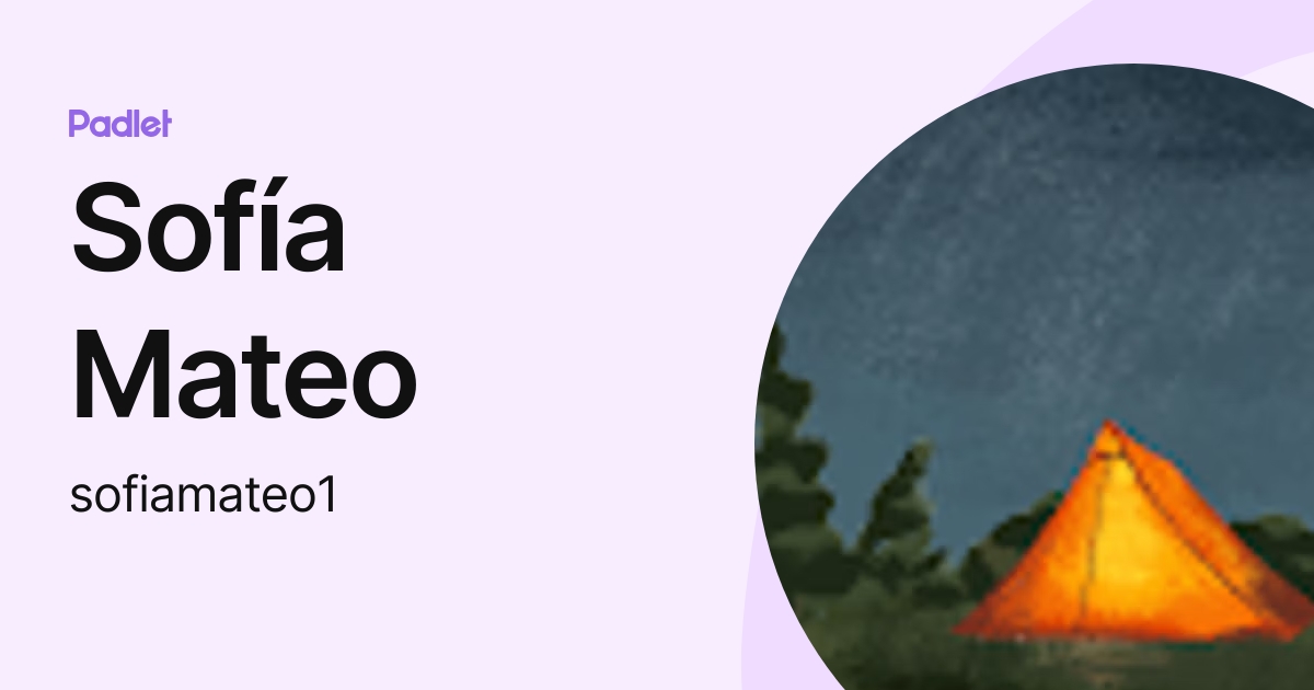 Sofía Mateo (sofiamateo1) profile | Padlet