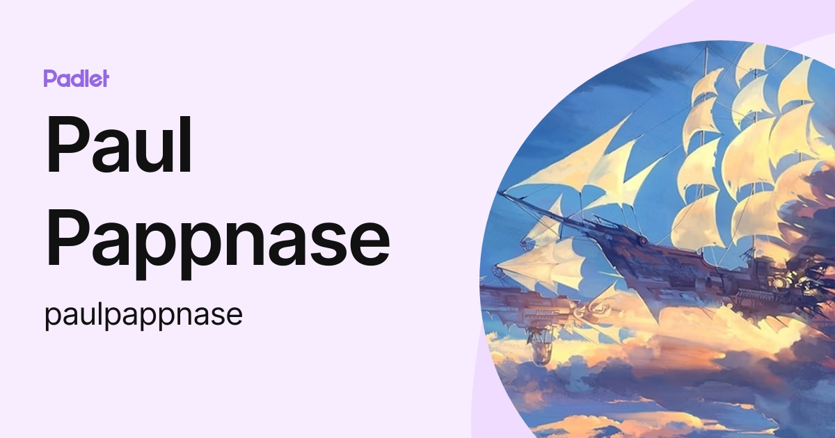 Paul Pappnase (paulpappnase) profile | Padlet