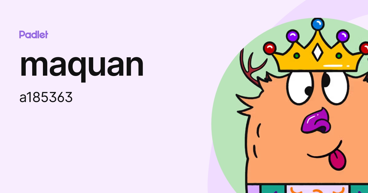 maquan (a185363) profile | Padlet