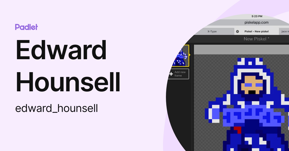Edward Hounsell (edward_hounsell) profile | Padlet