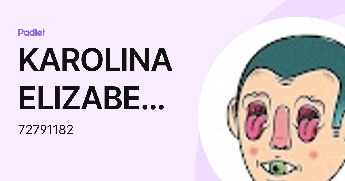 KAROLINA ELIZABETH ZEVALLOS CAIRAMPOMA (72791182) profile | Padlet