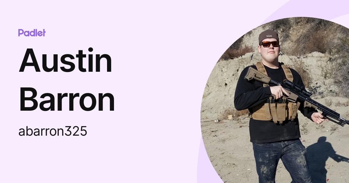 Austin Barron (abarron325) profile | Padlet