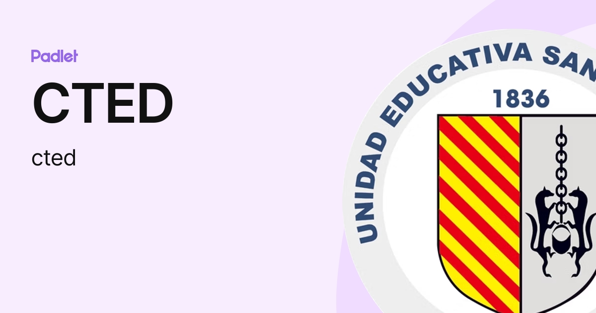 CTED (cted) profile | Padlet