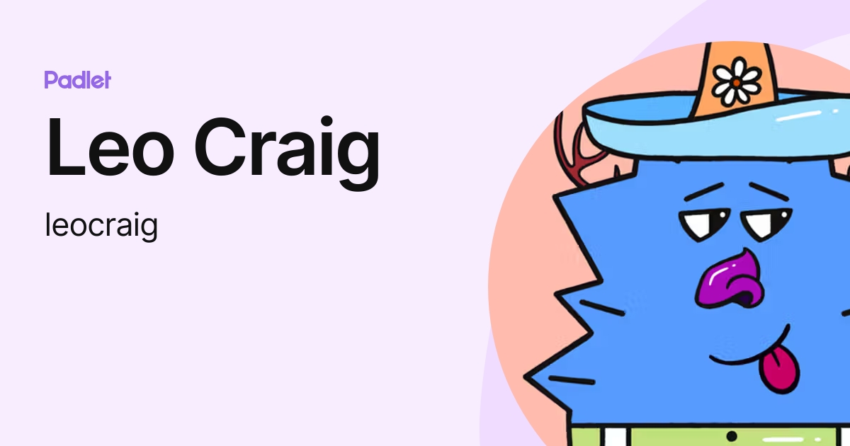 Leo Craig (leocraig) profile | Padlet
