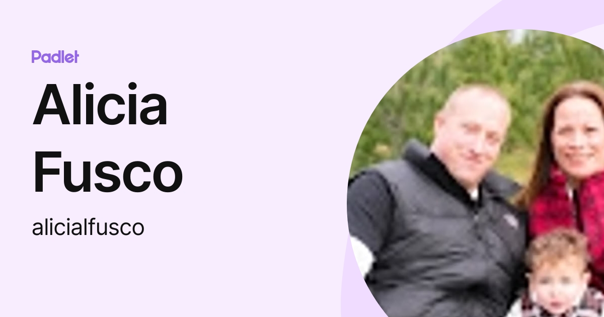 Alicia Fusco (alicialfusco) profile | Padlet
