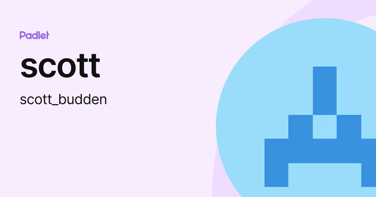 scott (scott_budden) profile | Padlet