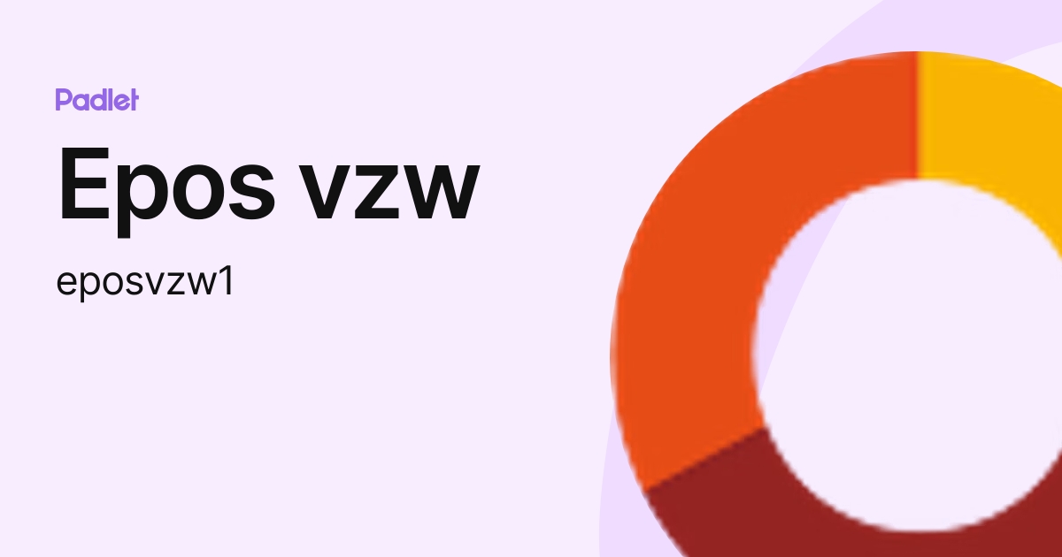 Epos vzw (eposvzw1) profile | Padlet