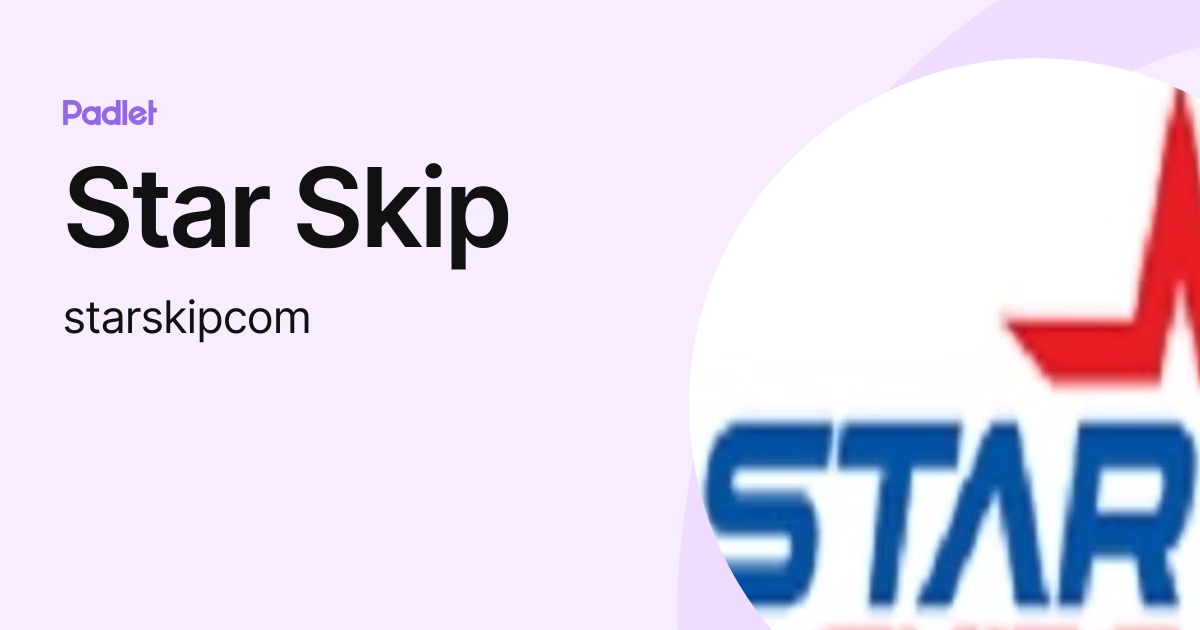 Star Skip (starskipcom) profile | Padlet
