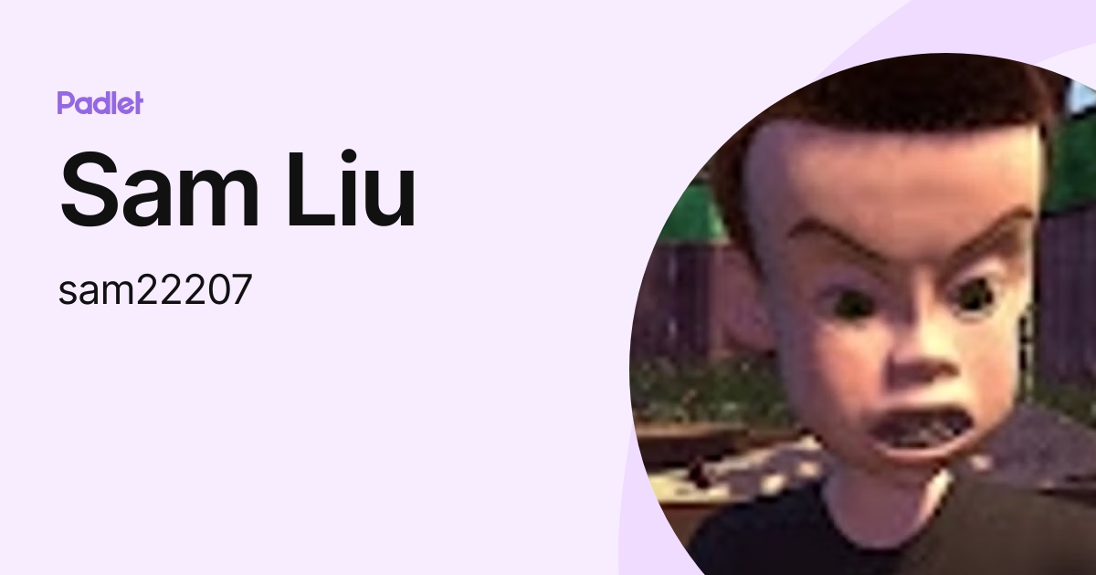 Sam Liu (sam22207) profile | Padlet