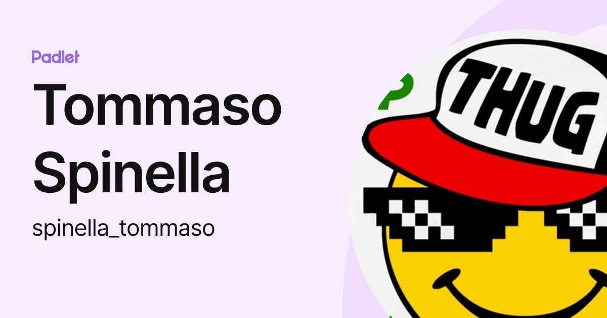 Tommaso Spinella (spinella_tommaso) profile | Padlet