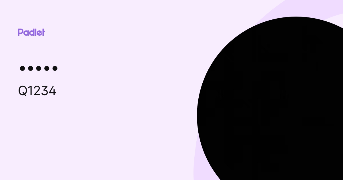 Q1234) profile | Padlet