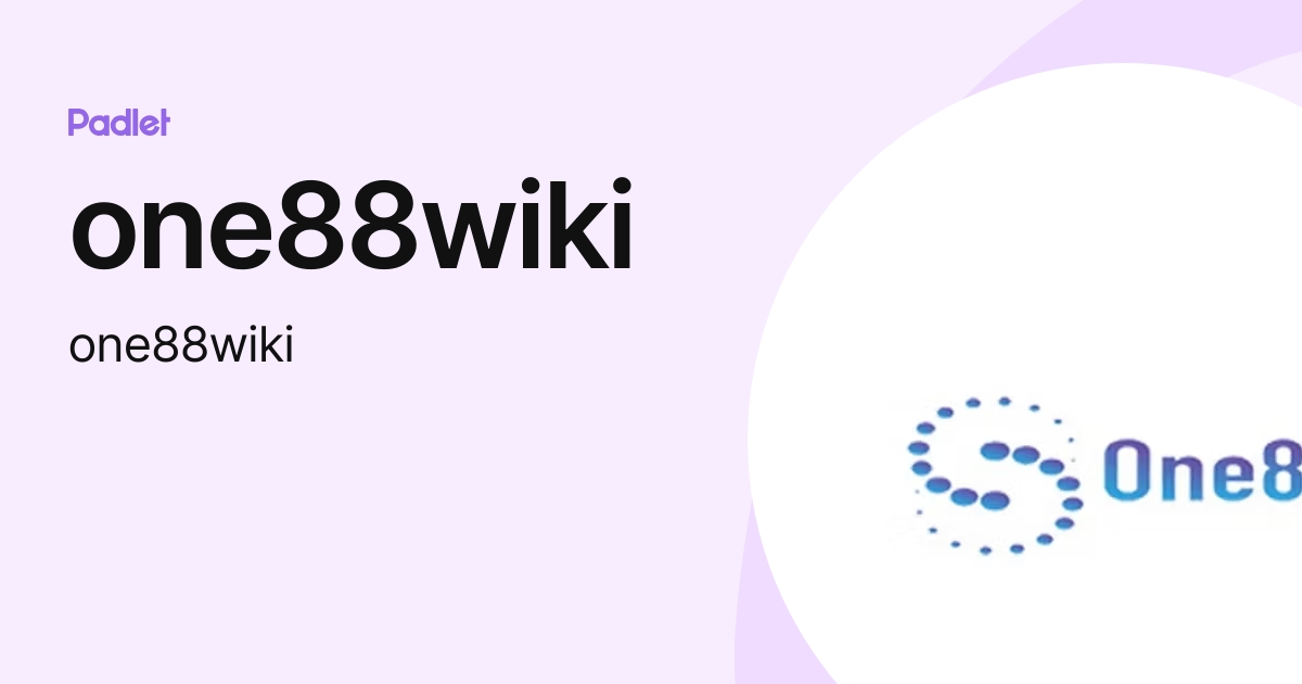 one88wiki (one88wiki) profile | Padlet