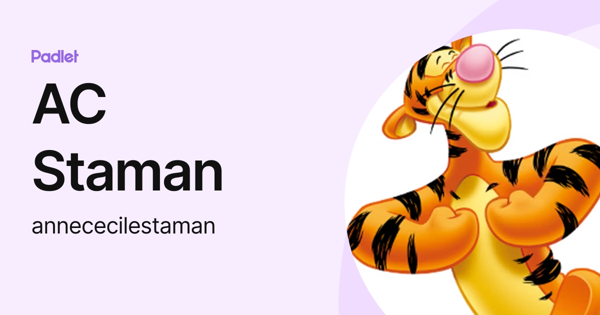 AC Staman (annececilestaman) profile | Padlet
