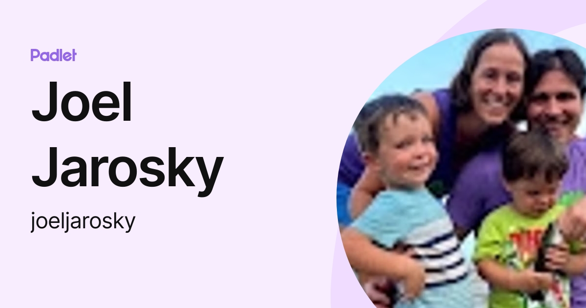 Joel Jarosky (joeljarosky) profile | Padlet