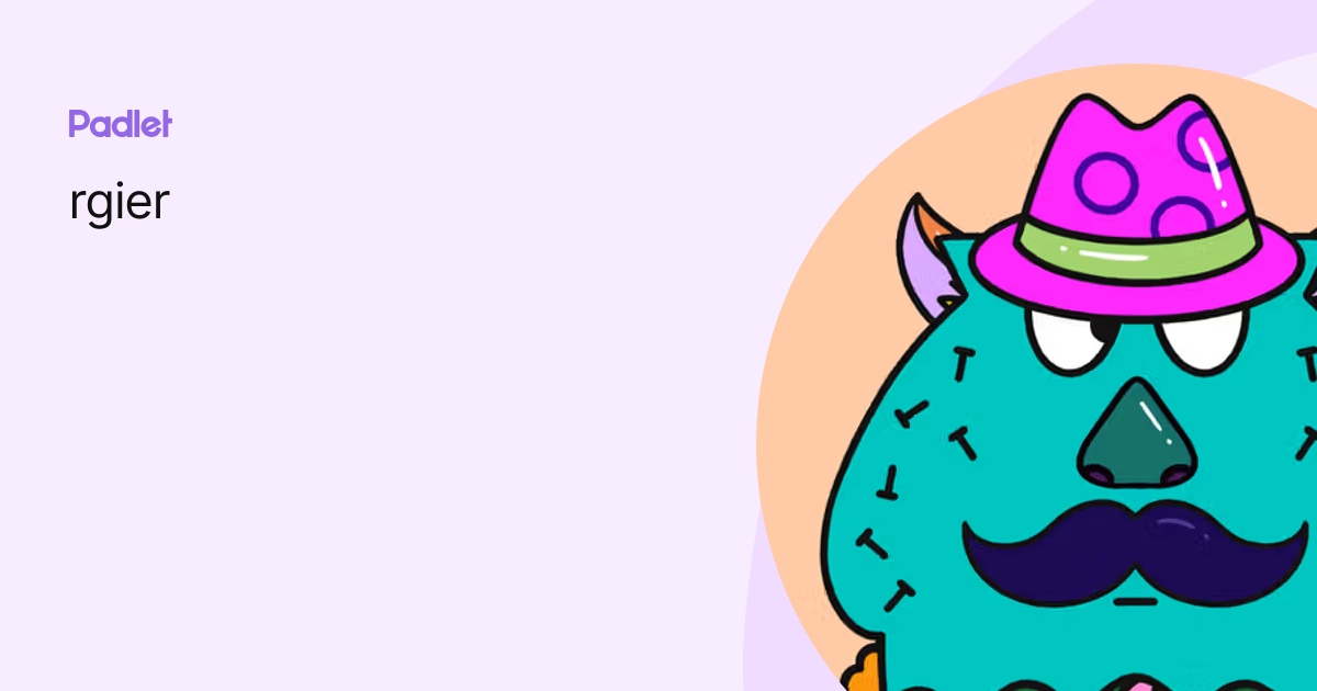 rgier profile | Padlet