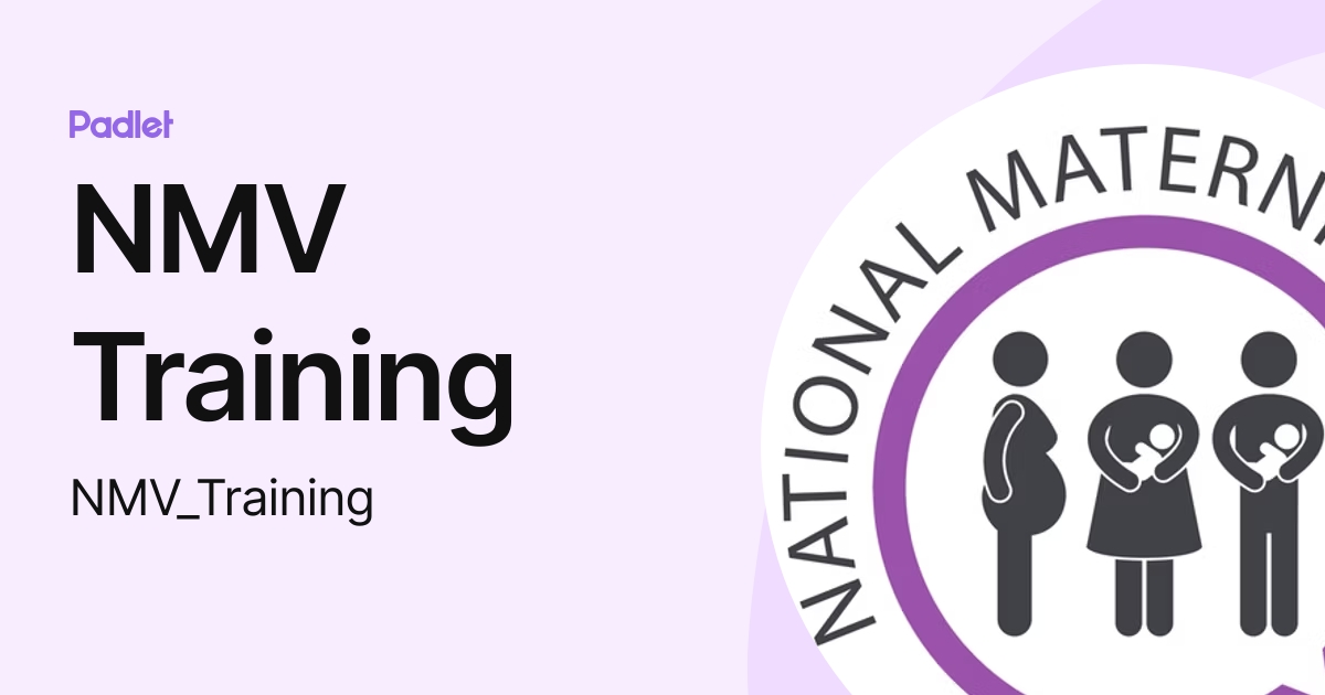 NMV Training (NMV_Training) profile | Padlet